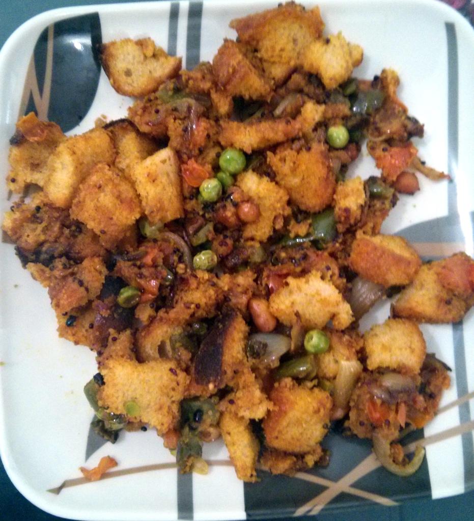Bread Upma