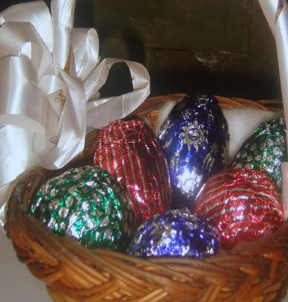 Marzipan Easter Eggs