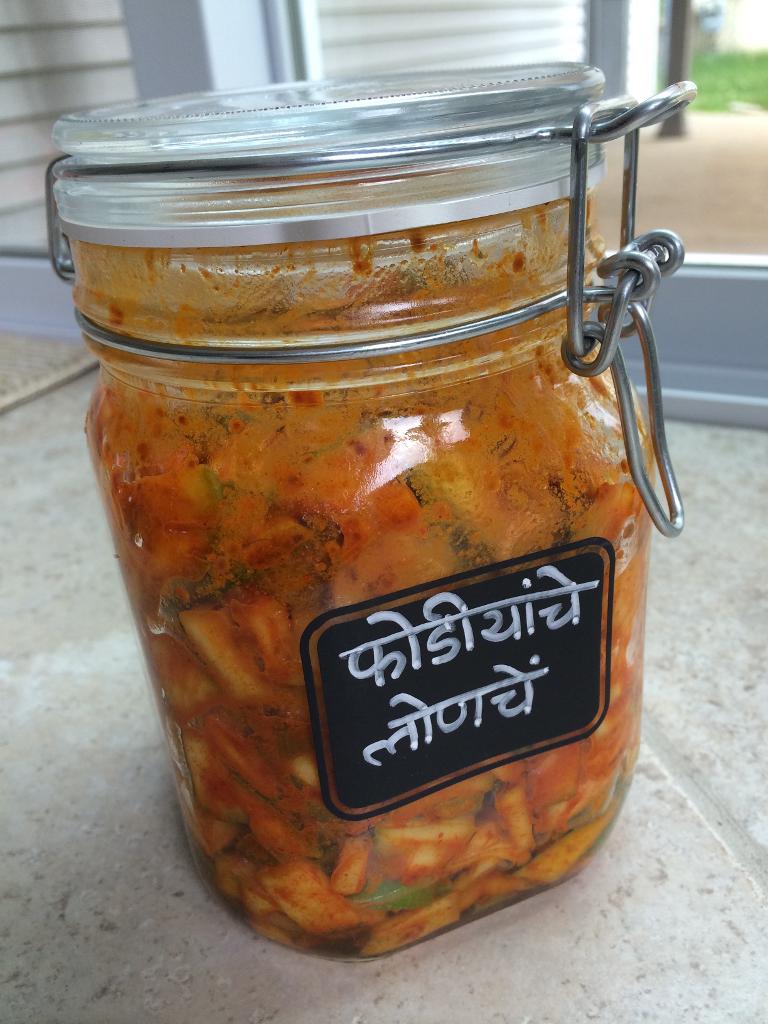 Quick Mango Pickle