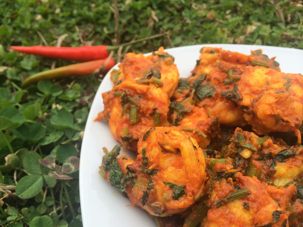 Spicy Prawns Chili Fry