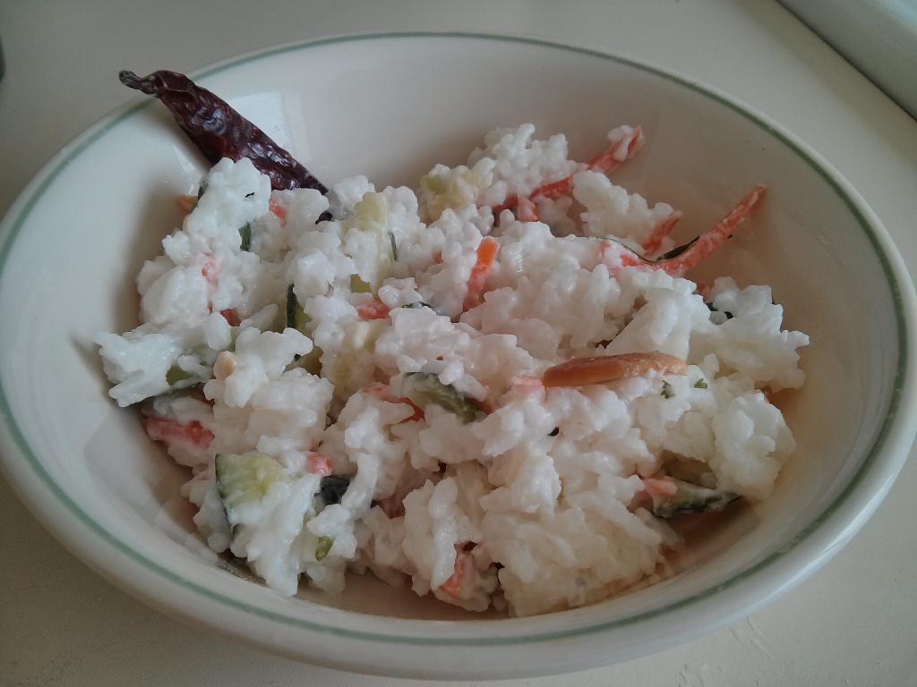 Vegetable Curd Rice