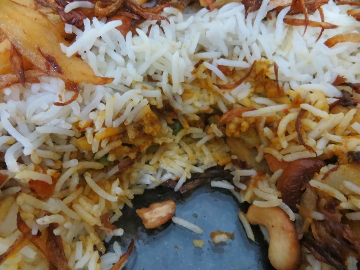 Vegetable Layered Biryani